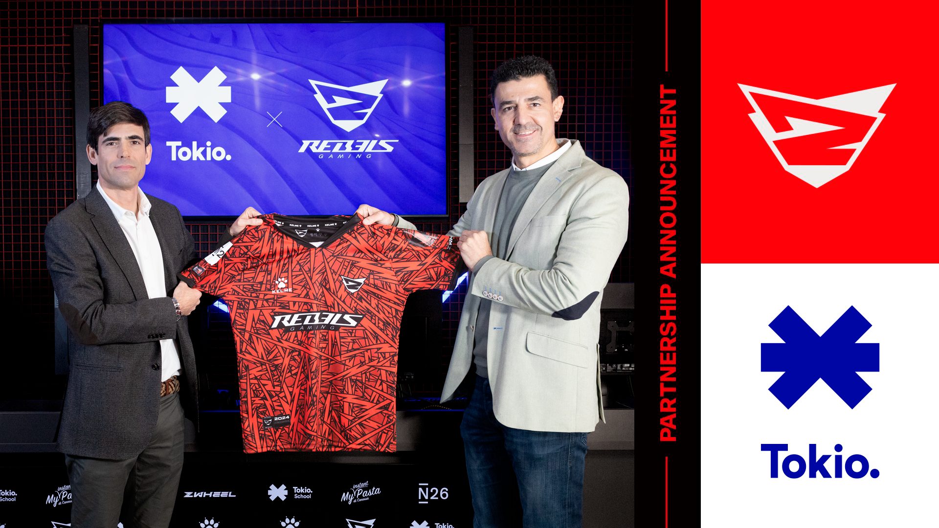 Tokio New Technology School patrocinará a Rebels Gaming durante los dos próximos años
